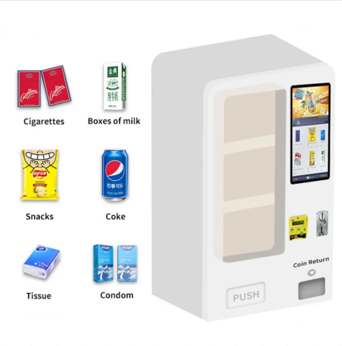 24 Hours Self-Service Vending Machine with Card Reader