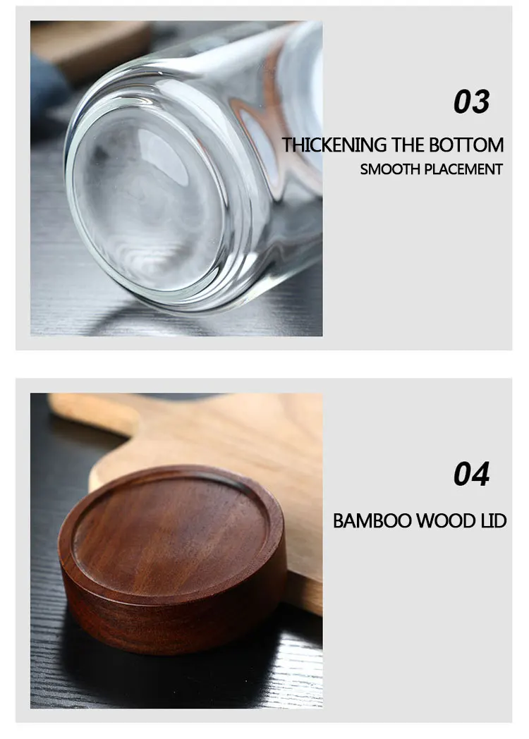 Wholesale Kitchen Storage Jar Container Thread Type Borosilicate Glass Food Storage Jars With ...