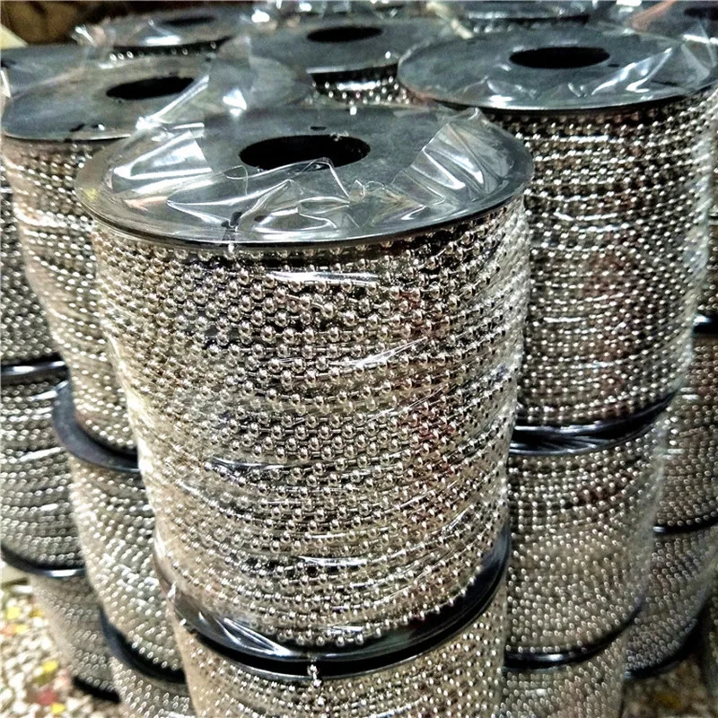 Shop High Polished Stainless Steel Round Ball Chains