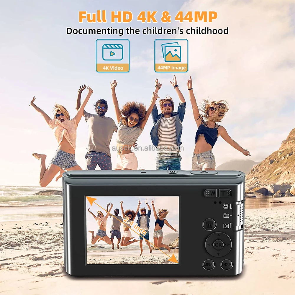 Best Festival Fun Digital Photo Camera 4K 60 Fps Video Camera Digital ...