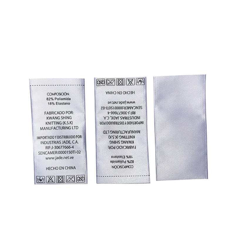 860-960mhz Printable Sewable Label Uhf Rfid Woven Hang Tag For Garment ...