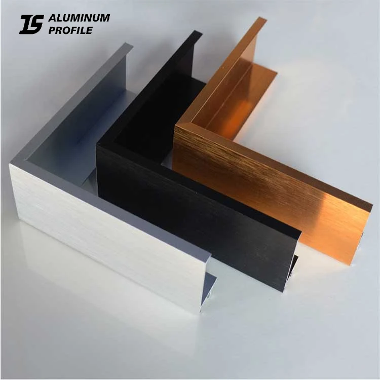Extruded Aluminium Profile For Mirror Frame Polishing And Brushed ...