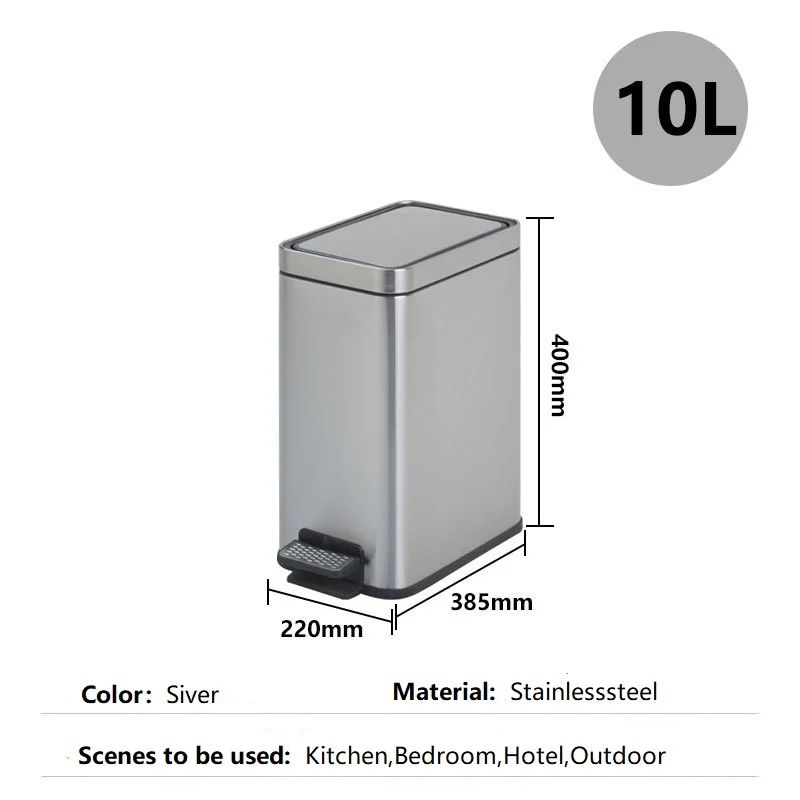 Trash Can Compactor with Lid Compaction Set Standard Household Manual ...