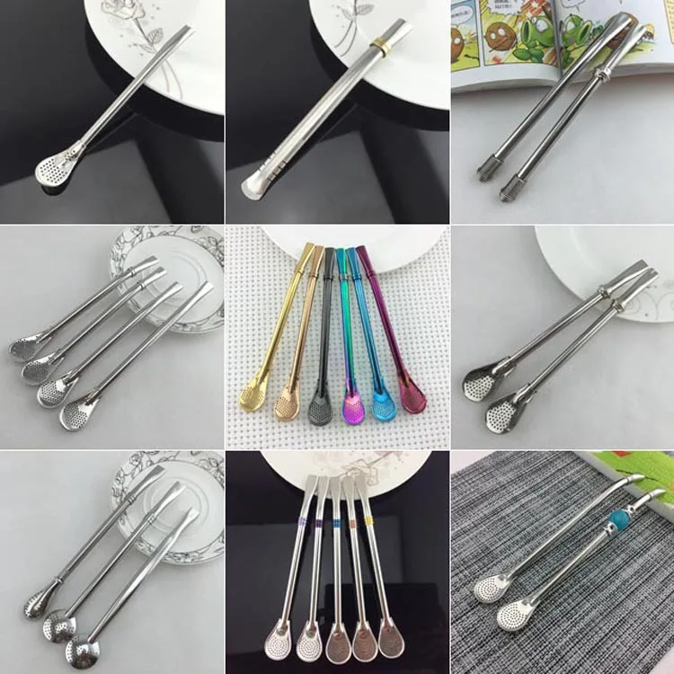 19cm Detachable Stainless Steel Bombilla Filter Spoon with Cleaning ...