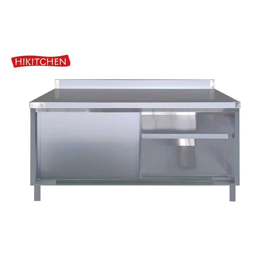 Assembled Style Stainless Steel Sliding Middle Shelf Storage Tableware ...