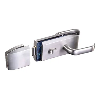 Glass Mounted Latch Locks And Thumbturn Office Glass Door Handle Locks ...
