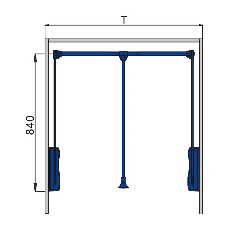 Unihopper Lifting Clothes Hanger - Efficient Wardrobe Storage