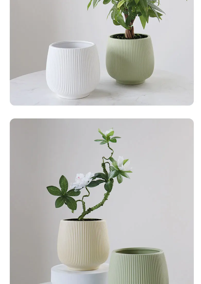 Eco-friendly Ceramic Flower Pots - Perfect for Home & Garden