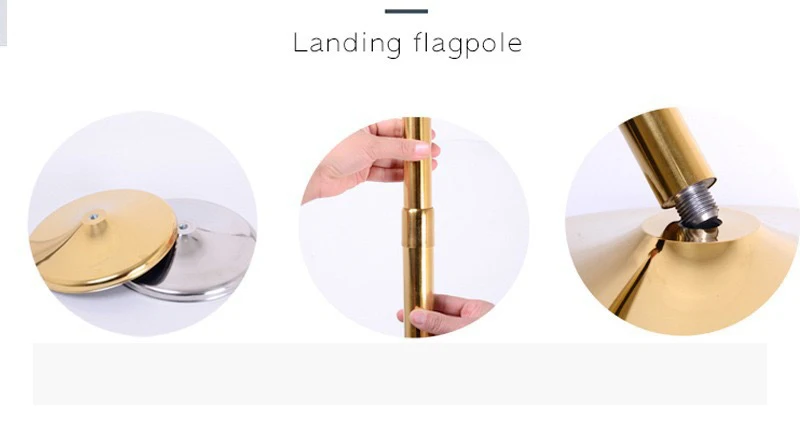 High Quality Hotel Hall Decoration Stainless Steel Flagpole Indoor ...