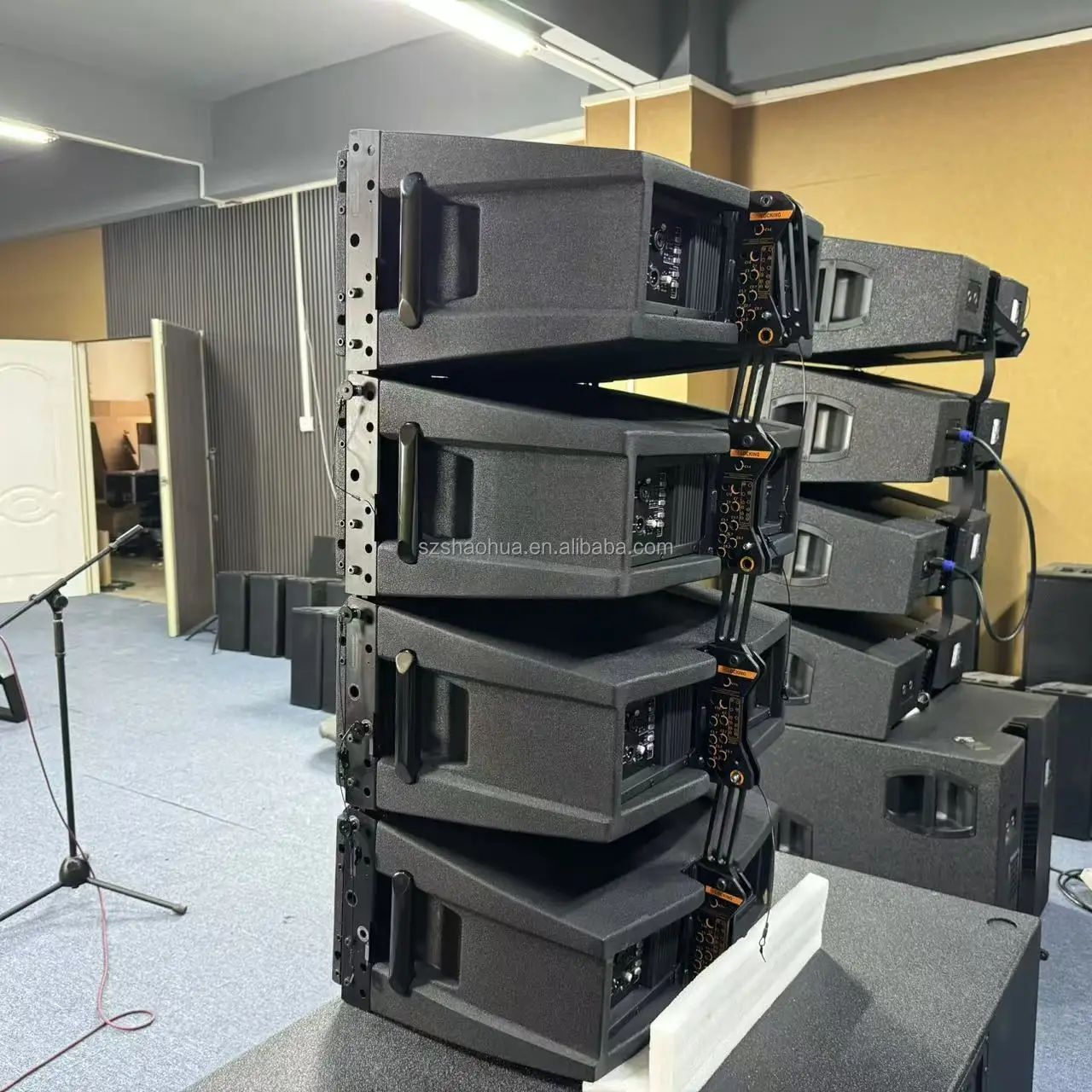 HDL 28A Passive/active Double 8 Inch Powered Sound System Rcf Line Array Speakers Professional ...