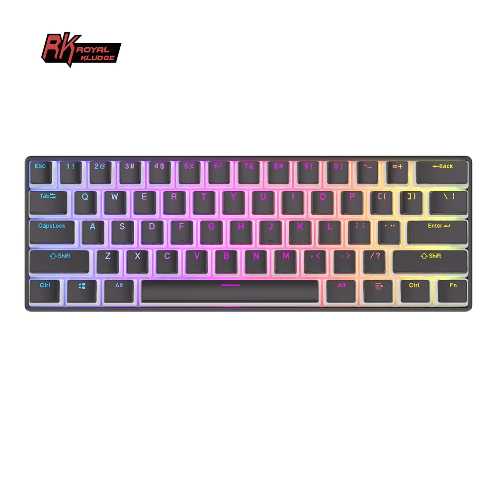 Wholesale 61 Keys RGB Mechanical Keyboard for Gaming