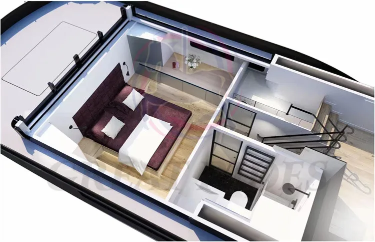 Water Villa Floating Houseboat Water Building Floating Rowing Boat ...