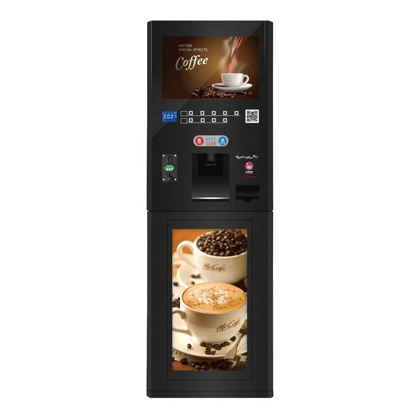 Self-service Vending Coffee Machine Instant Coffee Milk Tea Vending ...