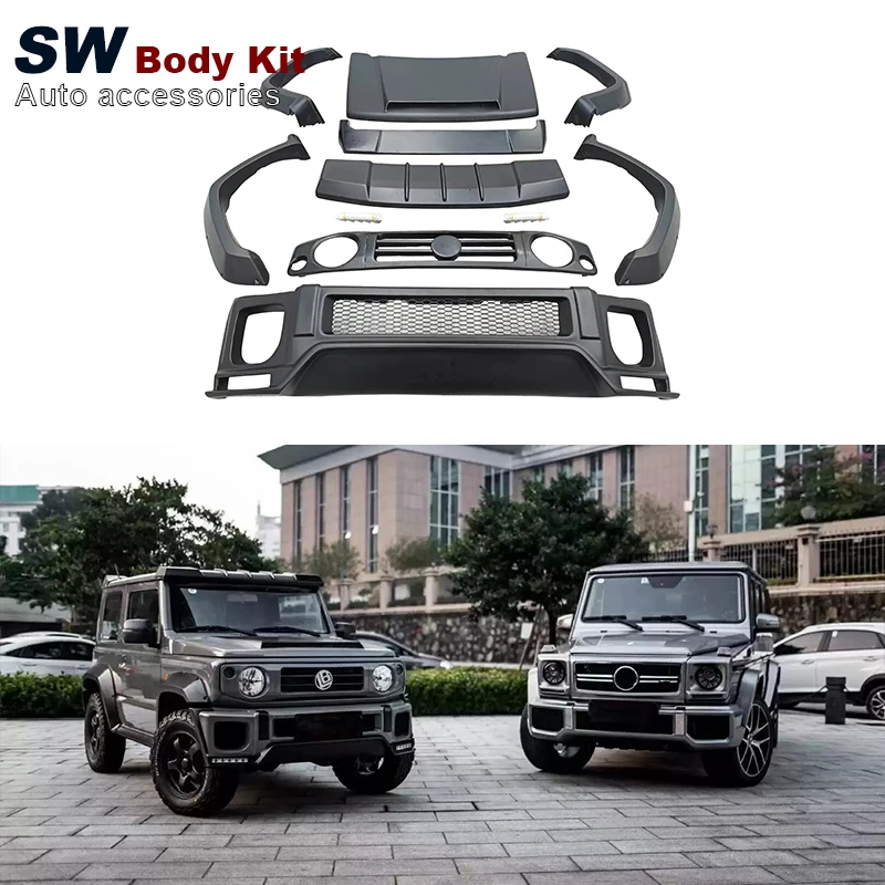 Lb Style Wide Body Kit For Suzuki Jimny Jb64 Jb74 G Mini Type 1 Front Bumper Auto Parts Grille ...