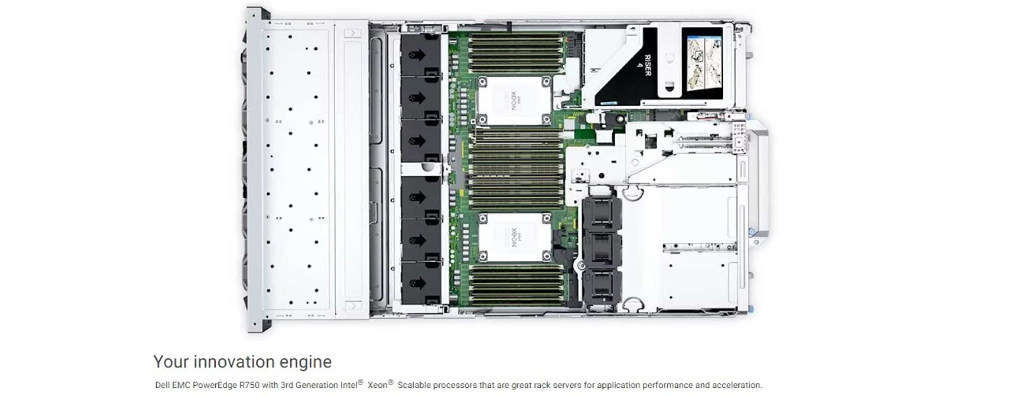 Dell 2u Rack Server Poweredge R750 Computer For Dell Poweredge R750 ...
