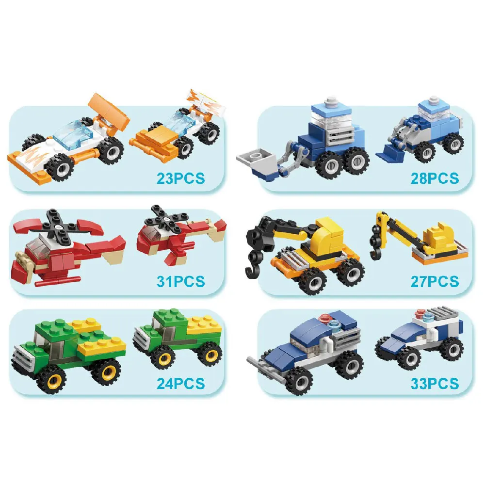 2024 Kids STEM Gift Diy Toy Building Block Car Set| Alibaba.com