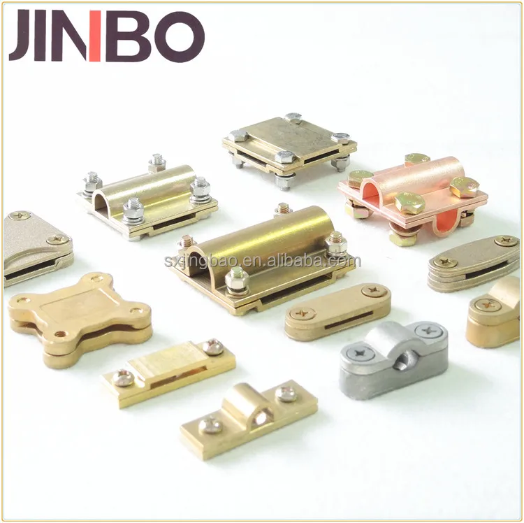 Professional Grounding System - Brass Flat Conductor Clamps