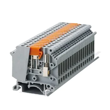 4mm2 Din Rail Phoenix Type Screw Din Rail Terminal Block Grey Vk5-mtkp ...