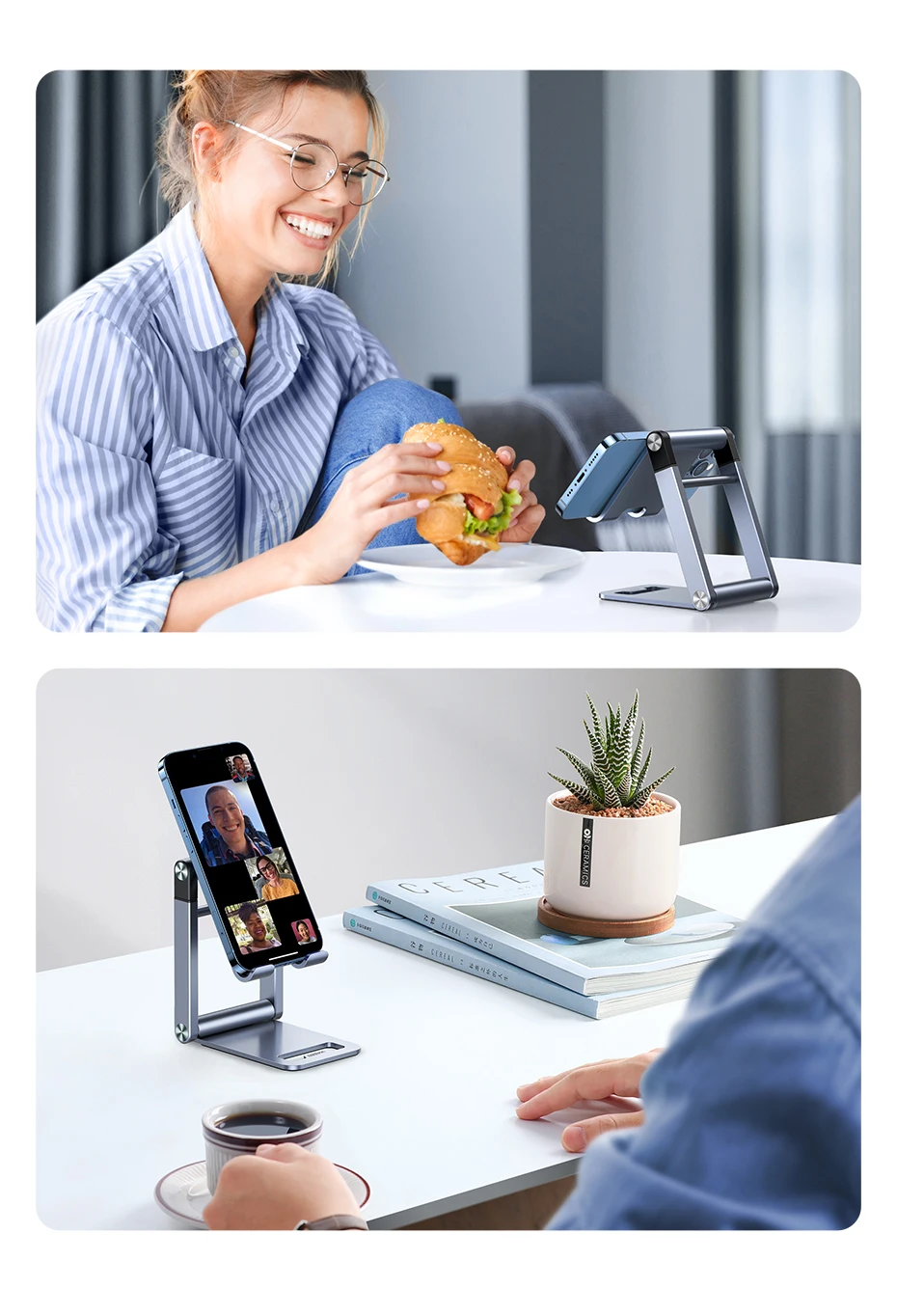 Ugreen Phone Holder Stand Aluminum Cell Phone Stand Tablet Stand ...