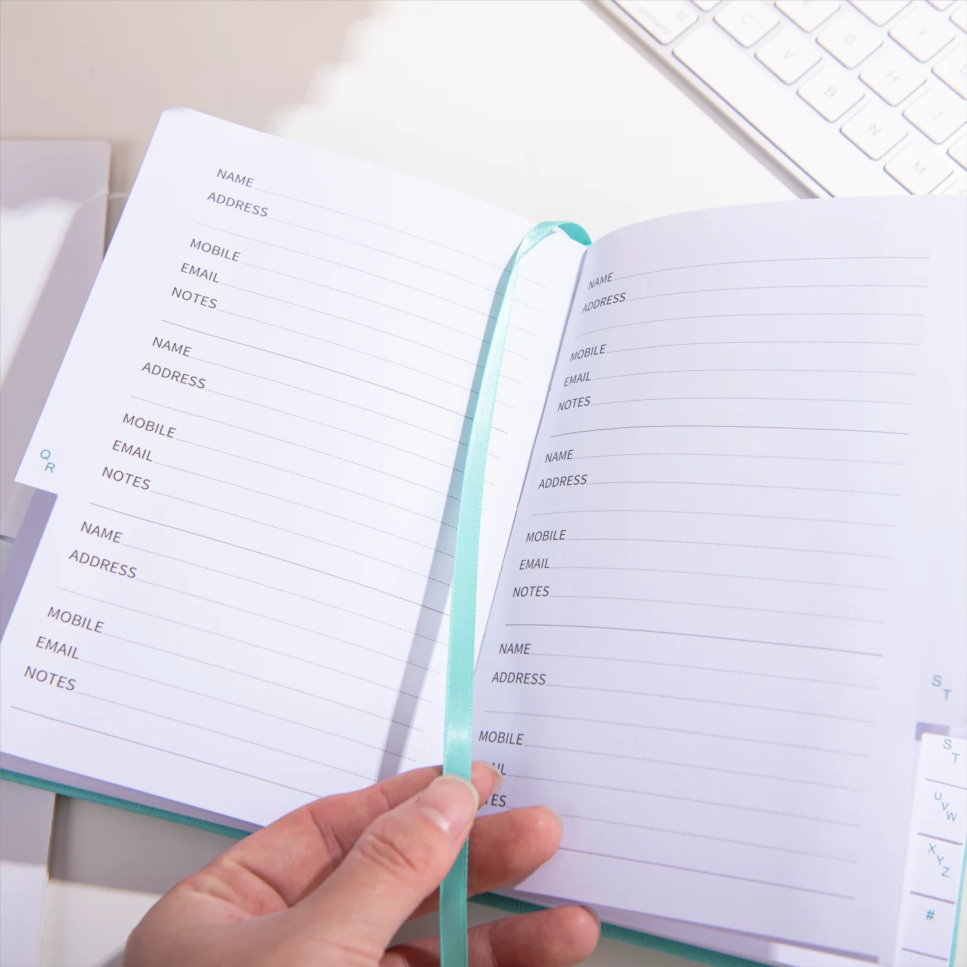 PU Leather Hardcover Address Notebook Hot Sale B6A5 Wholesale Custom ...