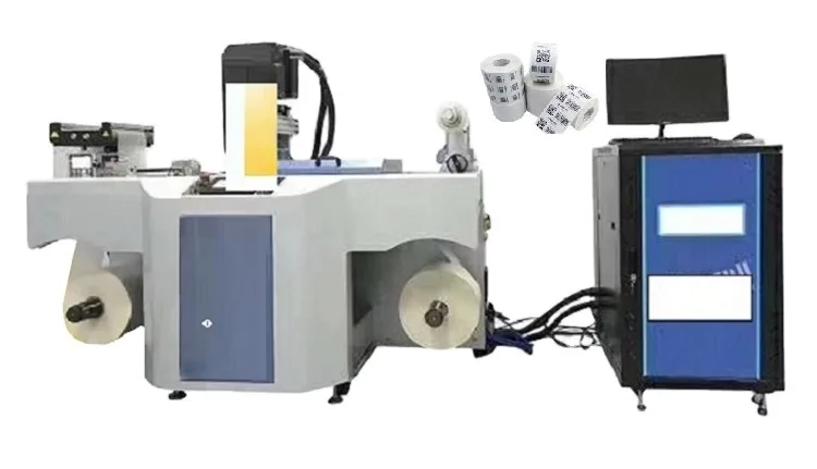 Roll To Roll Digital Color Uv Adhesive Label Printing Machine Roll ...