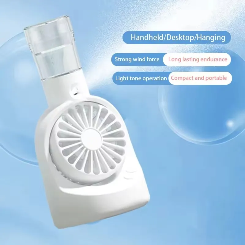 New Arrivals Hand-held Spray Fans Rechargeable Portable Humidifier ...