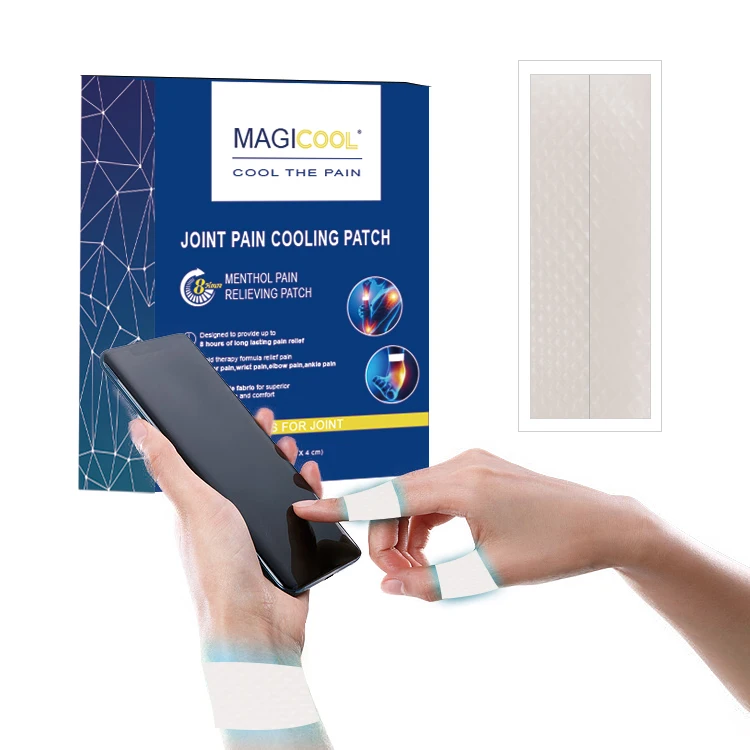 Ulnar Wrist Pain Ankle Sprain Recovery with MAGI COOL Patches
