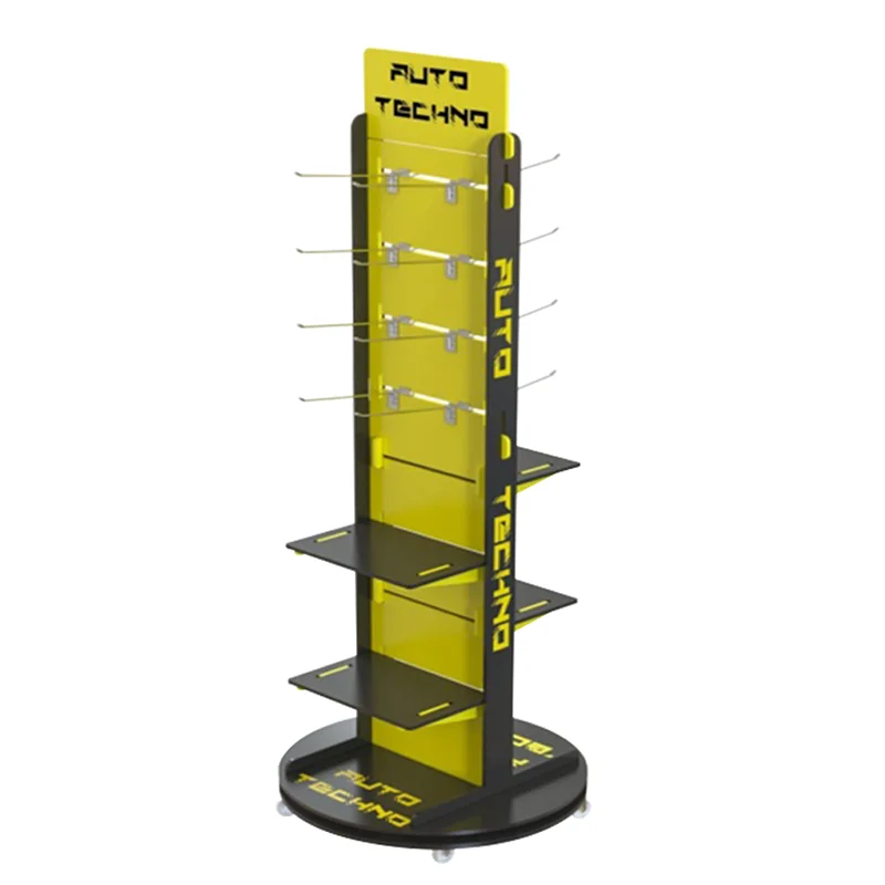 Customizable Plywood Display Racks with Hooks for Store Display Highly ...