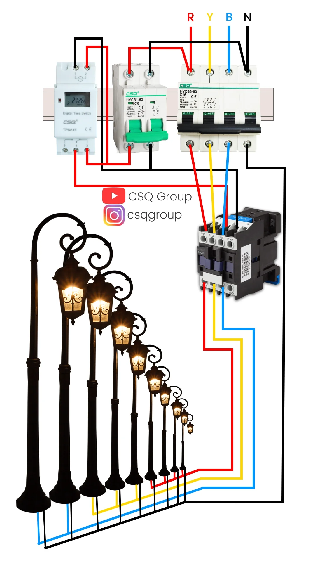 Csq Timer 220v 110v 24v 12v Ahc15a Tp8a Digital Lcd Power Timer ...