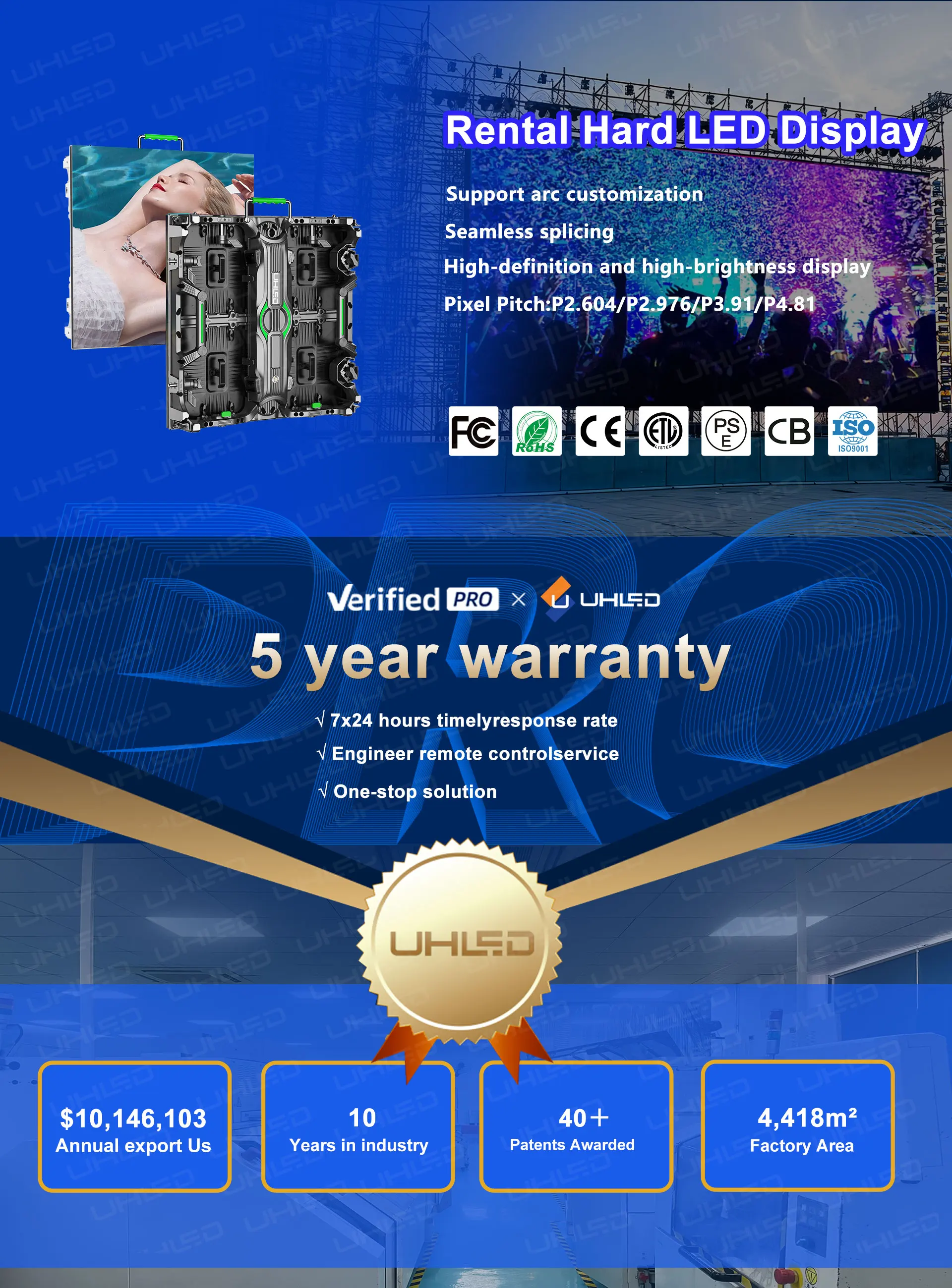 Outdoor LED Screen 500*500 Cabinet P2.6 P2.9 P3.91 Indoor LED Video ...