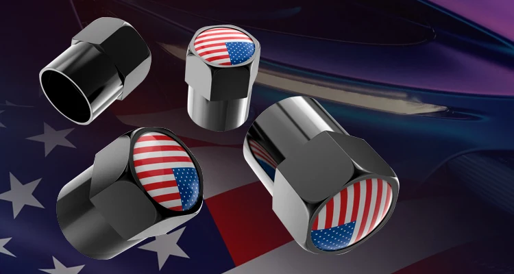 Custom Dust Caps - Durable Tire Valve Stem Covers