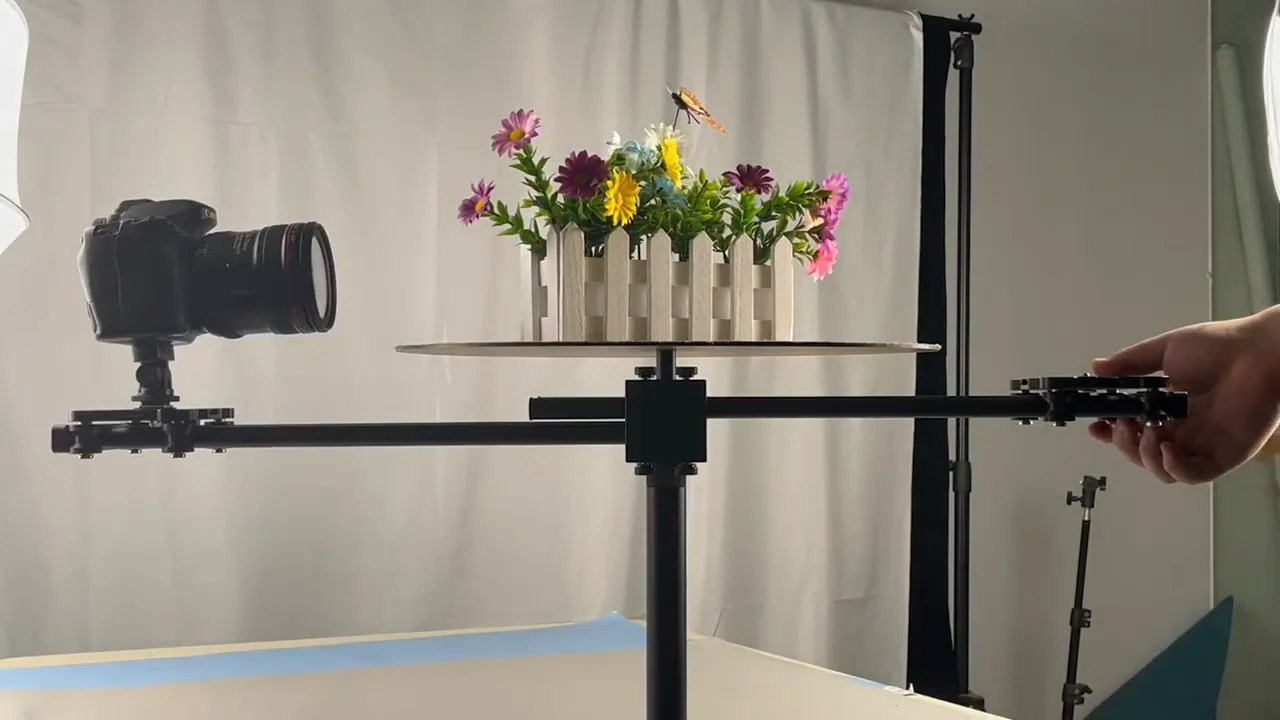 360 Degree Camera Slider Mini 360 Photography Platform 360 Degree Video ...