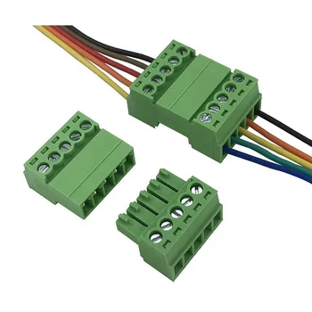 3.5mm Pitch Male And Female Pluggable Terminal Block Connector Wire To ...