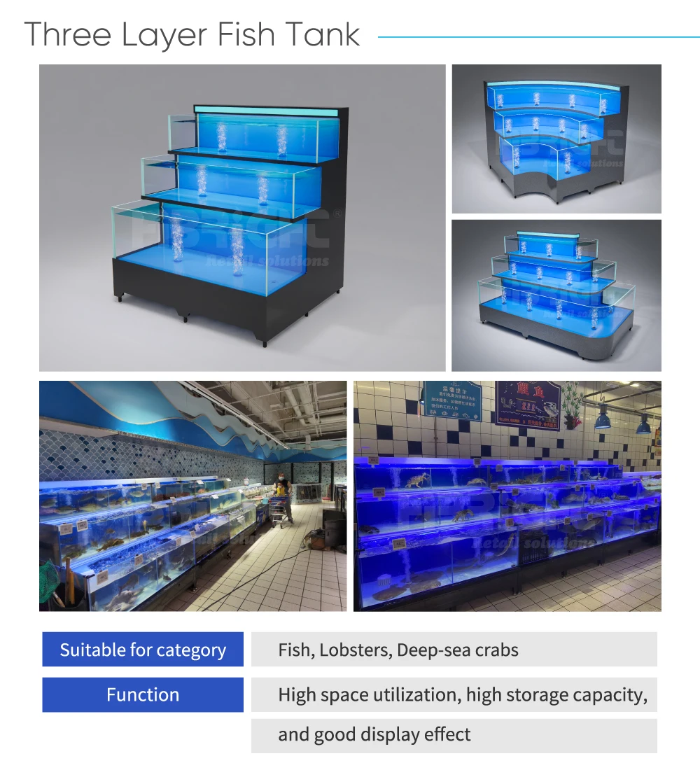 Highbright Fish Tanks - Superior Display for Seafood Markets