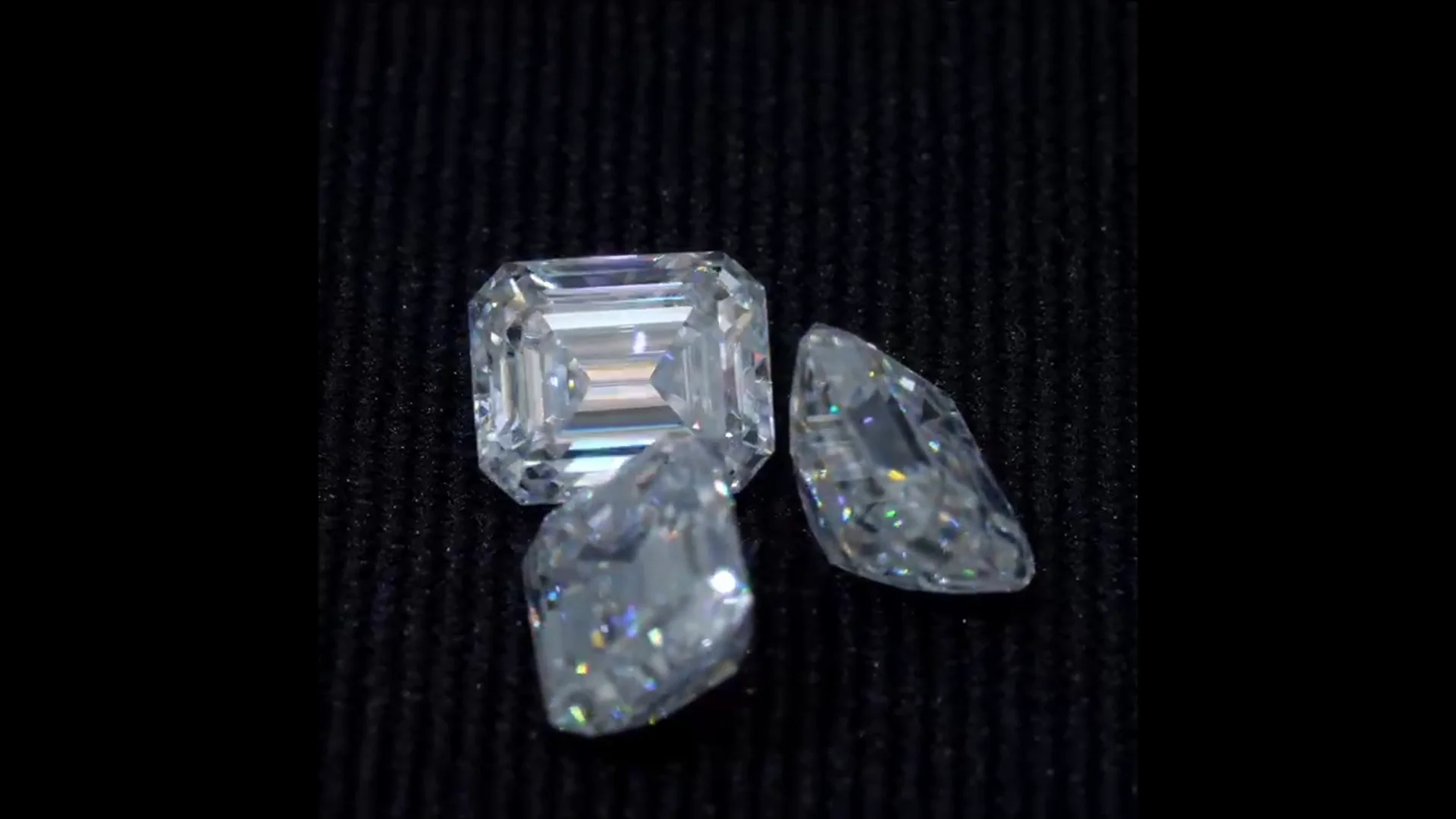 Redleaf Wholesale Hpht Cvd Lab Grown Diamond 1ct 2ct 3ct Igi Gia Certified Emerald Cut Fancy ...