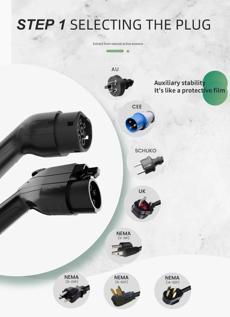 16A Control Box Electric Vehicle 22KW Charger - Portable EV Charging ...