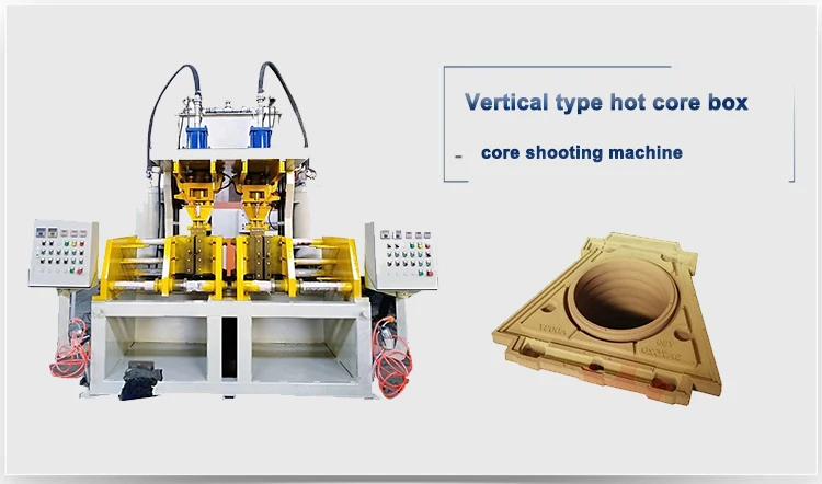 2015 Hot Model Hot Box Shell Core Shooter / Sand Core Making Machine ...