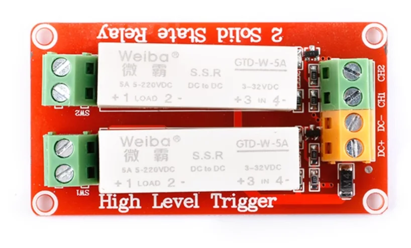 High-level Triggered DC Controlled Solid-State Relays