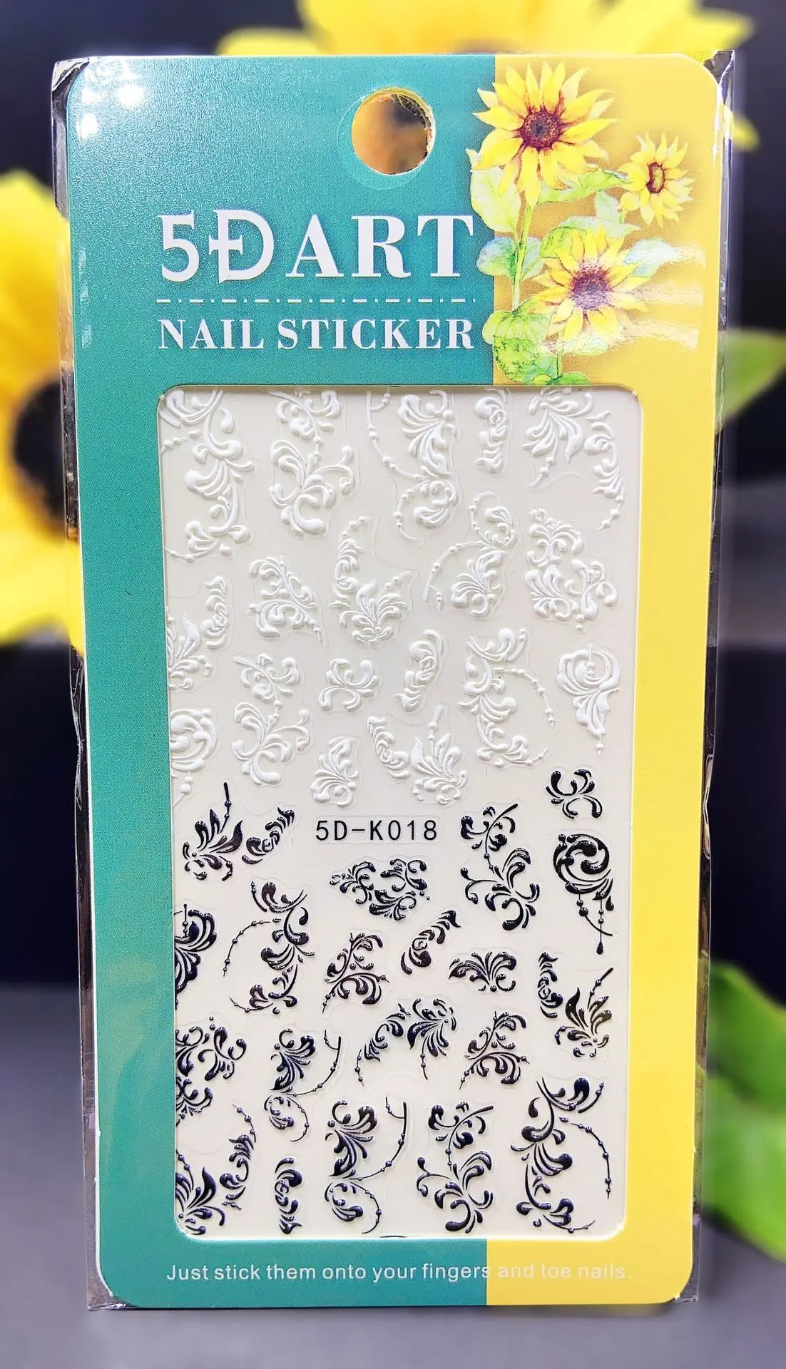 Valentine's Day 3d/5d Nail Art Stickers Private Label Embossed Relief ...