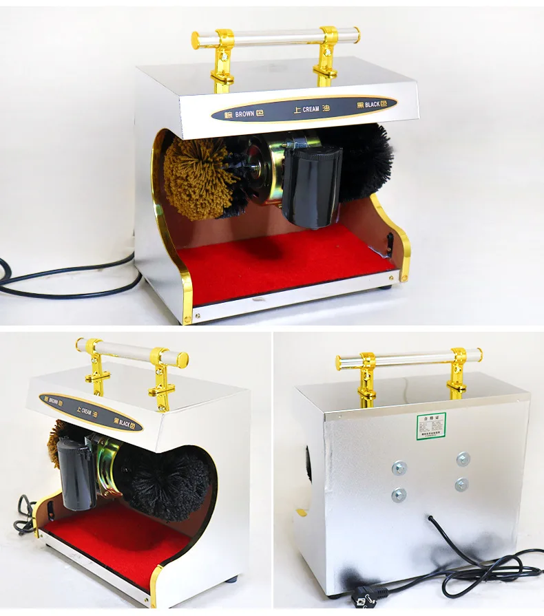 High Quality Hotel Commercial Shoe Cleaner Public Place Automatic Shoe ...