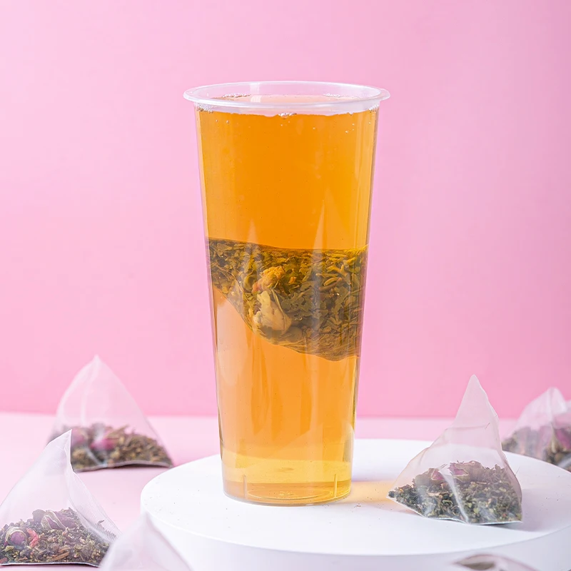 30 Bags Of Rose Oolong Tea Triangle Tea Bag Milk Tea Shop Special Raw ...