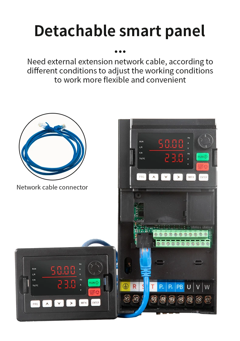 Three Phase Inverters Motor Inverter Variable Frequency 380V 5.5KW