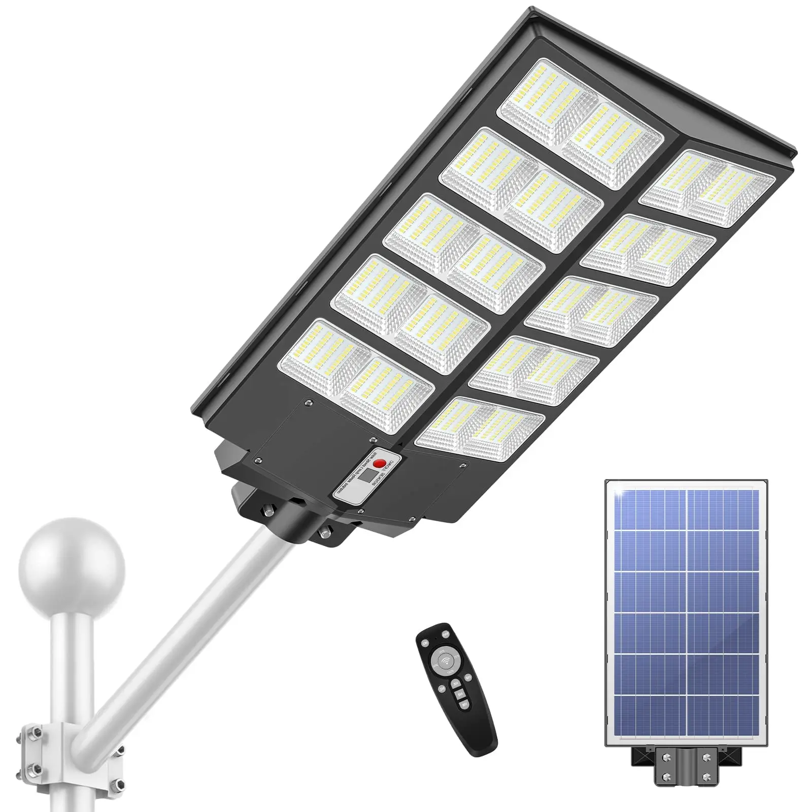 Radar Induction Light Control Abs Streetlight 1000w Led Solar All In ...