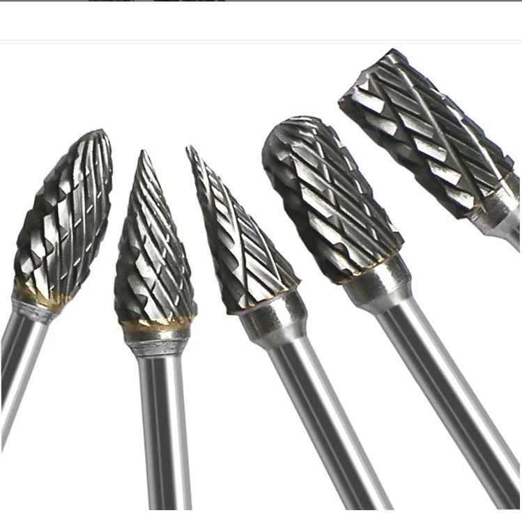 CNC Engraving Rotary Cutter Files 6mm-12mm Tungsten Carbide Burr Set ...