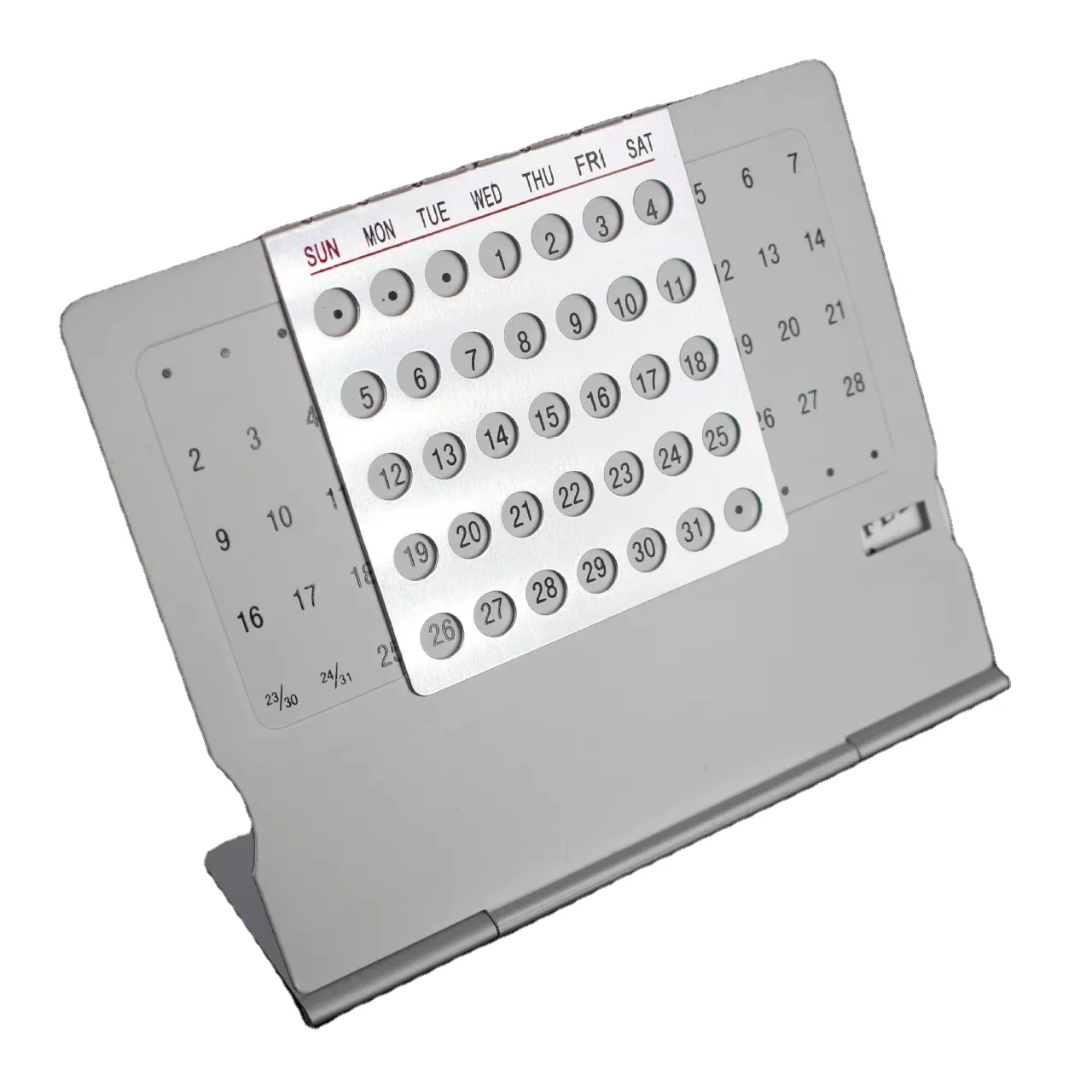 Aluminum office perpetual calendar plate perpetual calendar holder ...