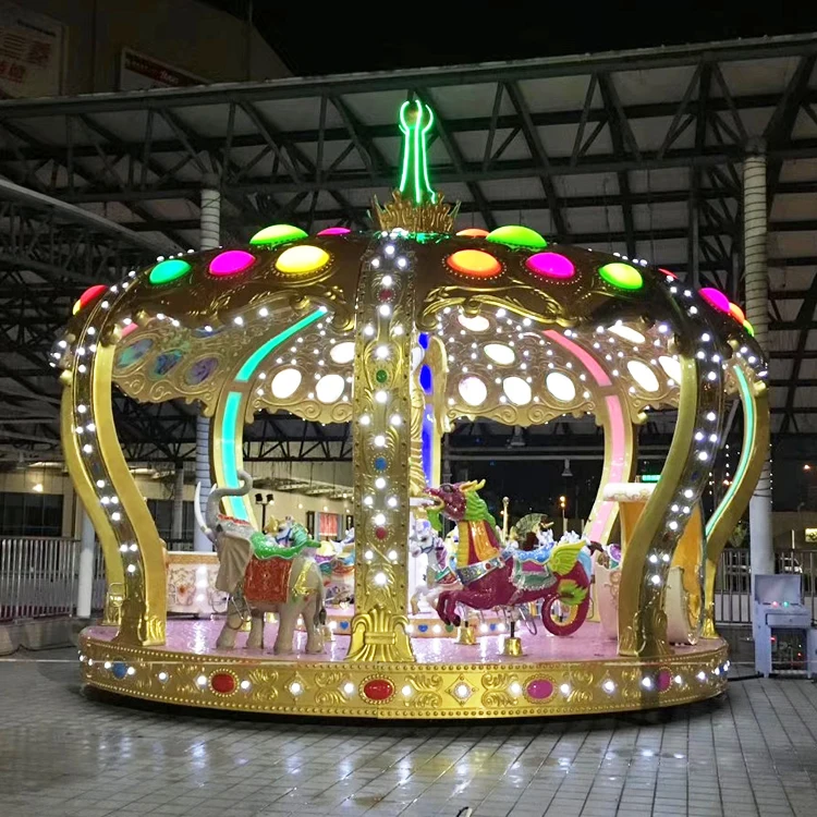 12-16 Seats Carousel Horse Ride Other Amusement Park Rides Machine ...