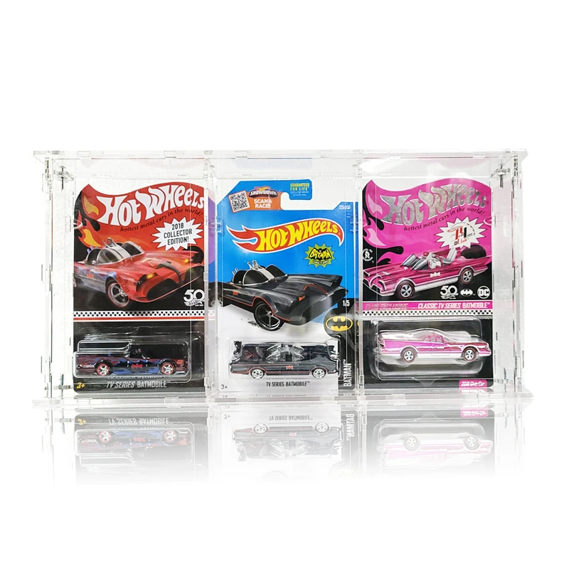 Clear Acrylic Diecast Car Display Case Perspex Hot Wheel Carded Display ...
