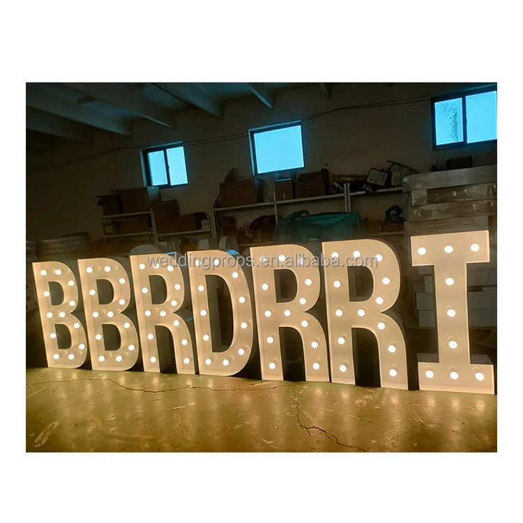 Big Letter Rgb Signs Marquee Large Led Numbers Tall 4ft Marquee Sign ...