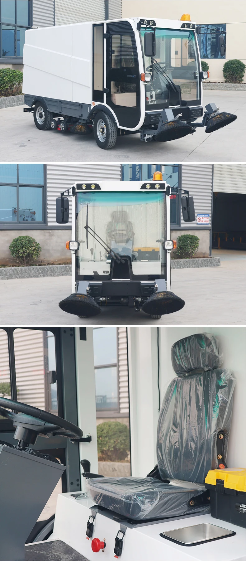 Street Sweeper Have Comfortable Seat and Broad Space Sweeper or ...