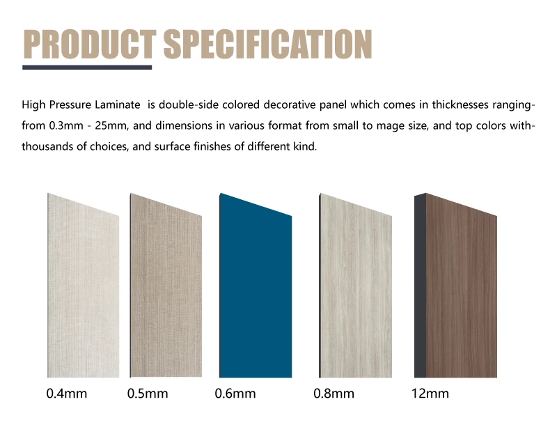High-pressure Laminate Sheets for Kitchen Cabinet Upgrade